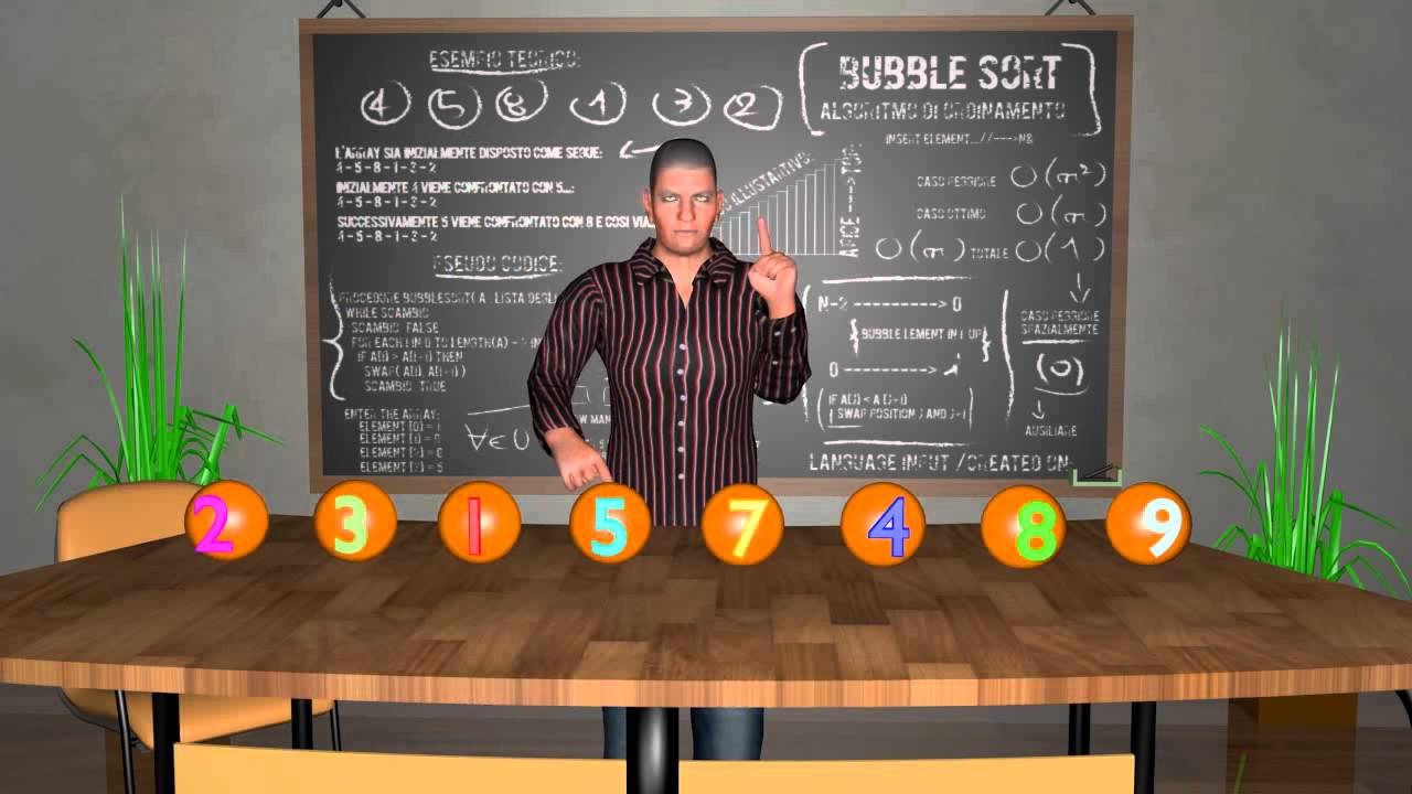 Sorting Algorithms Chapter 1 Bubble Sort 3d Animation Youtube
