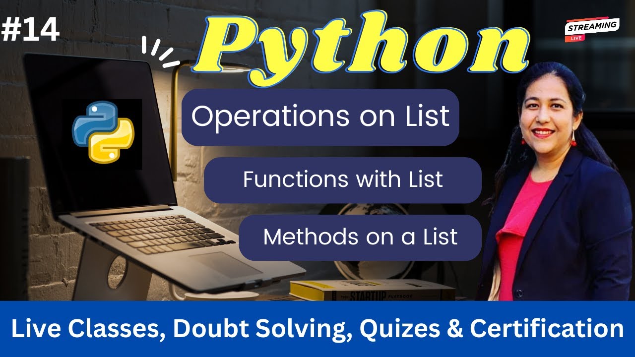 Functions Methods On List In Python Codingforbegineers Live