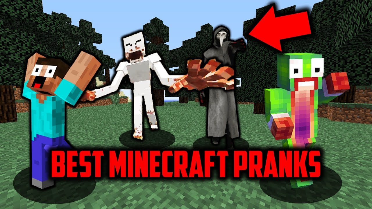 The Funniest Minecraft Pranks Minecraft Trolling Youtube