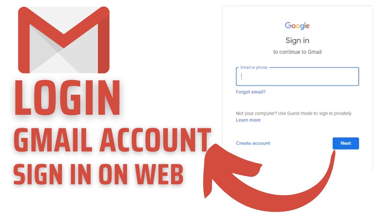 How To Login Gmail Account Sign In Gmail Pc Step By Step Tutorial