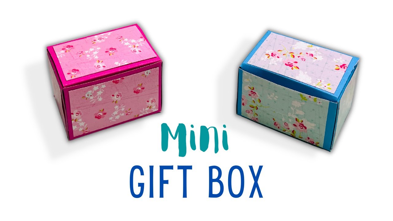 Easy Mini Diy Gift Box Youtube