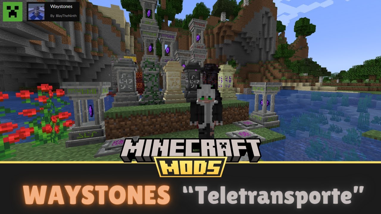 Waystones Minecraft Mod Turorial Reviewёясй Teletransporte Y M бs тыф