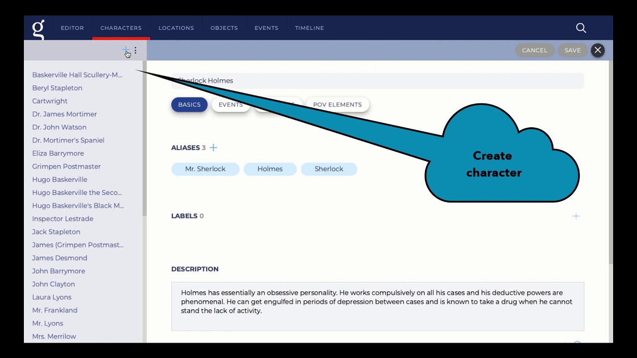 Granthika Tutorial The Character Manager Youtube