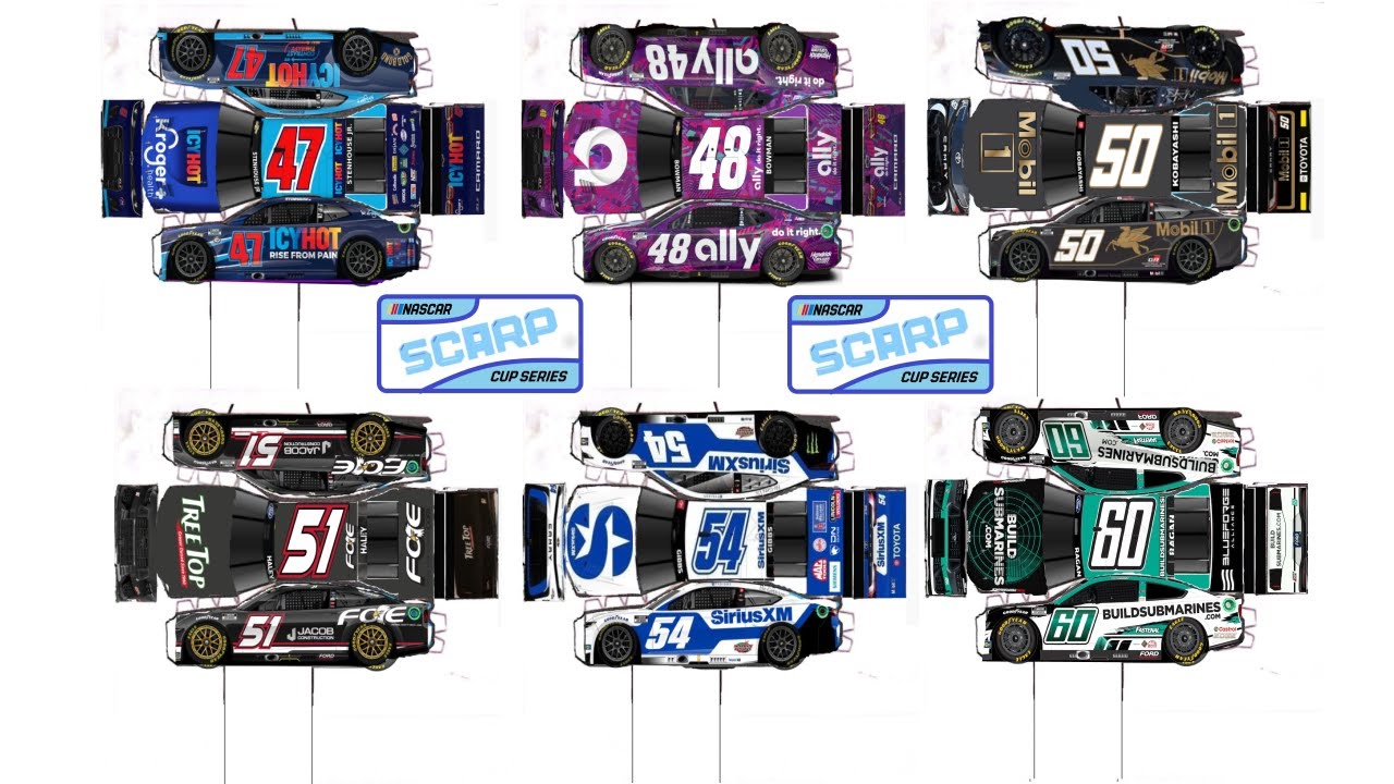 Nascar Vorlagen 2024