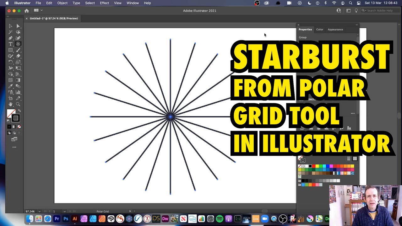 How To Create Starburst In Illustrator Tutorial Graphicxtras Youtube
