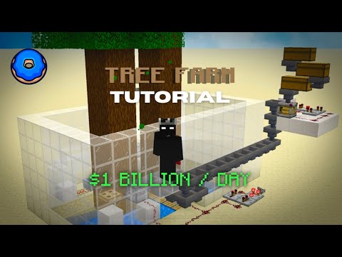 How To Make The Best Tree Farm On Donut Smp Fastest Money Method