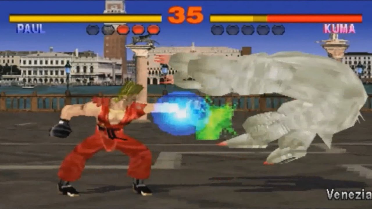 Tekken 1 All 10 Hit Combos Youtube