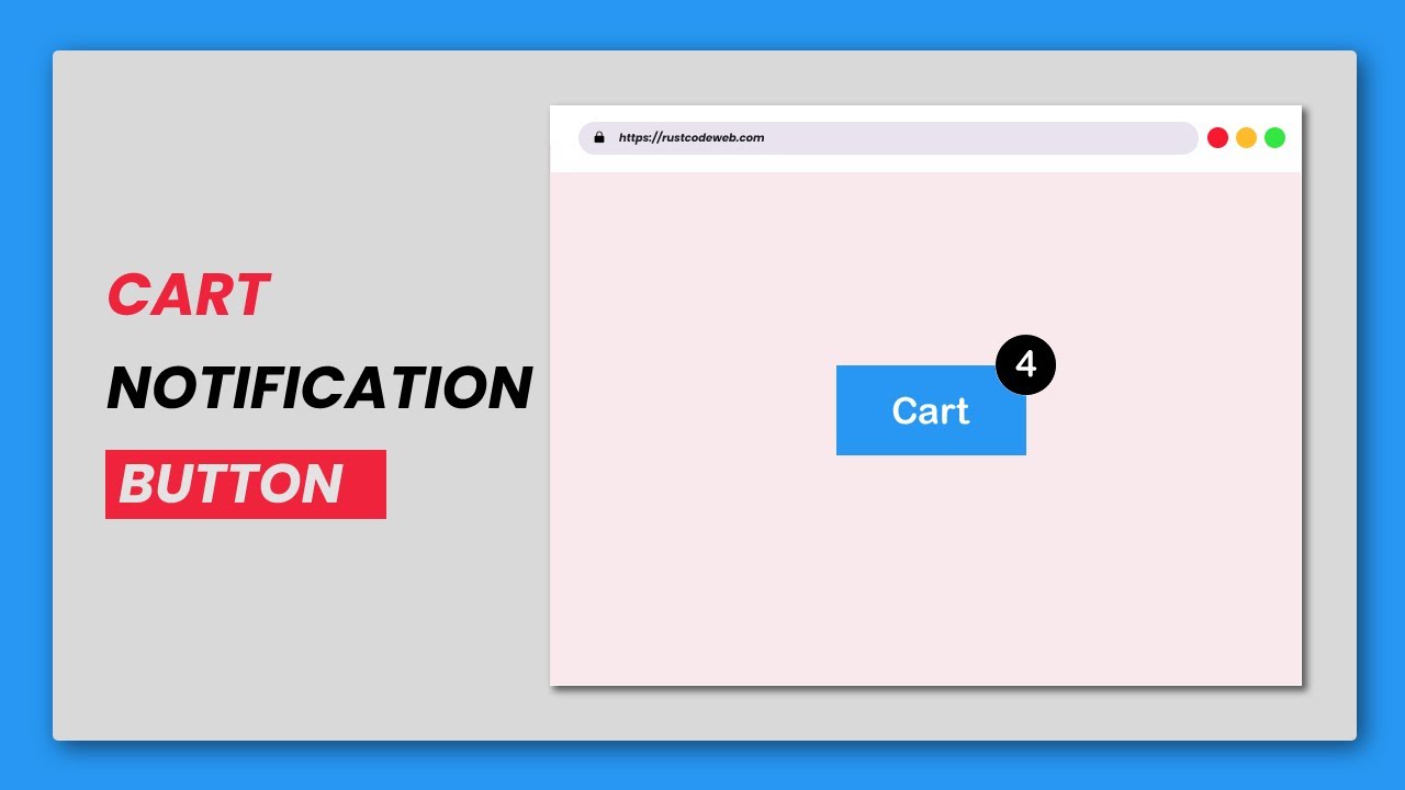 Notification Button Design Cart Notification Button Design Html