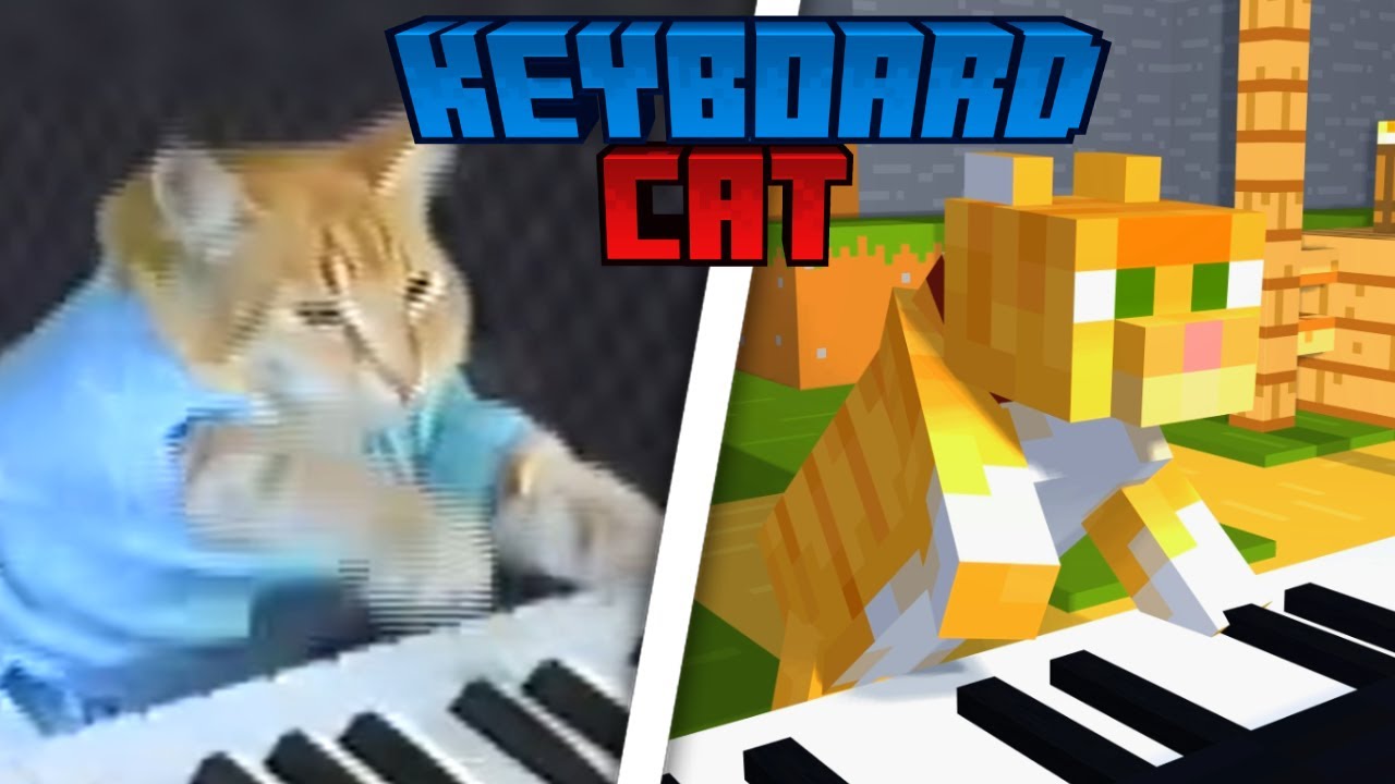 Keyboard Cat In Minecraft Youtube