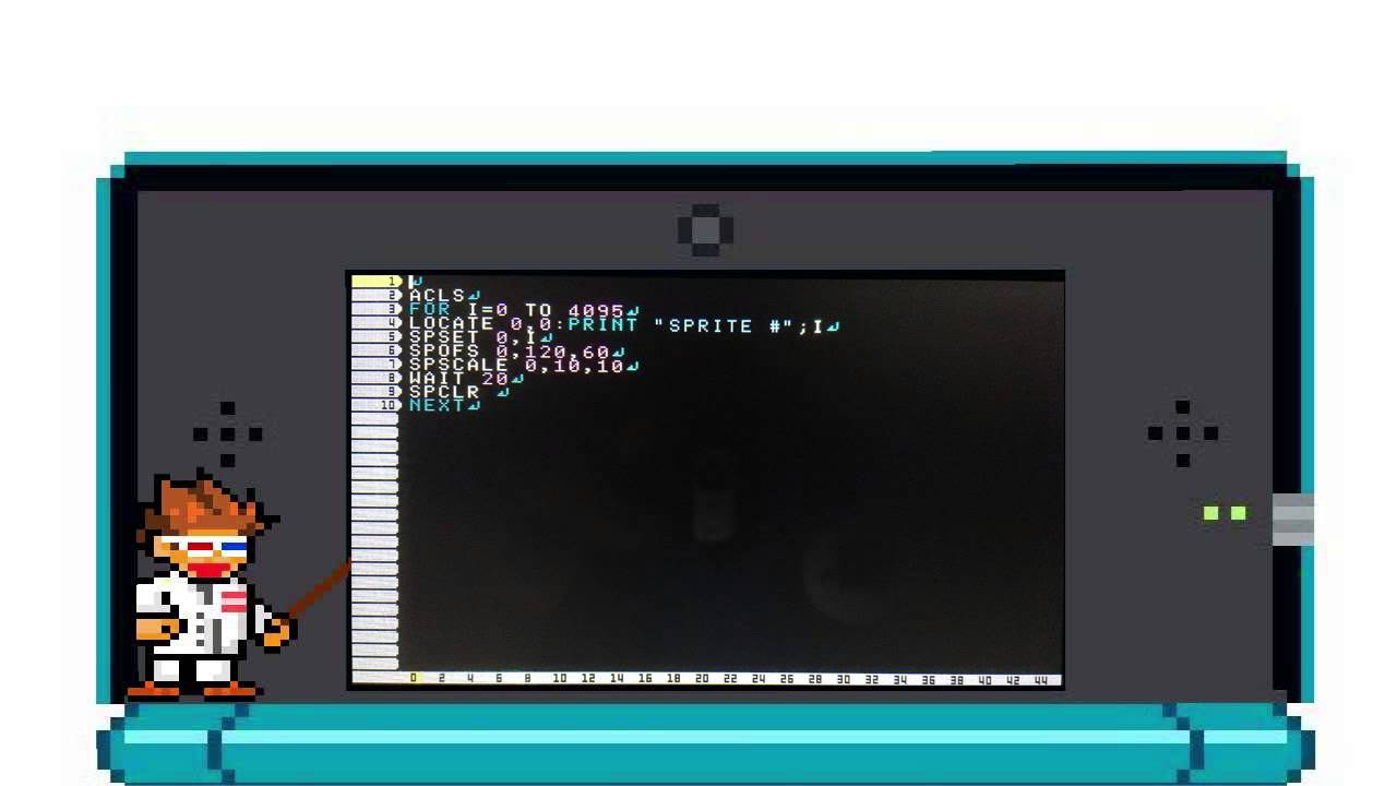 Smilebasic Tutorials Sprites Youtube