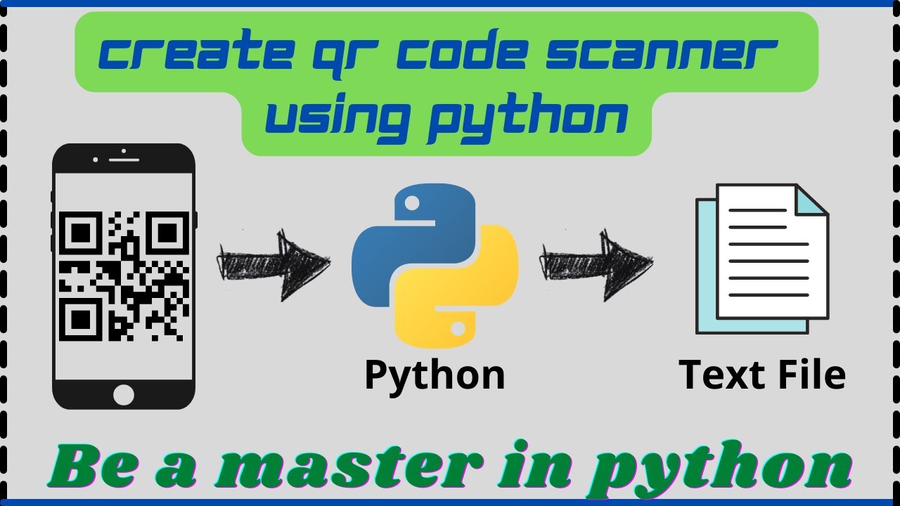 Create A Qr Code Scanner Using Python Pyzbar Python Projects
