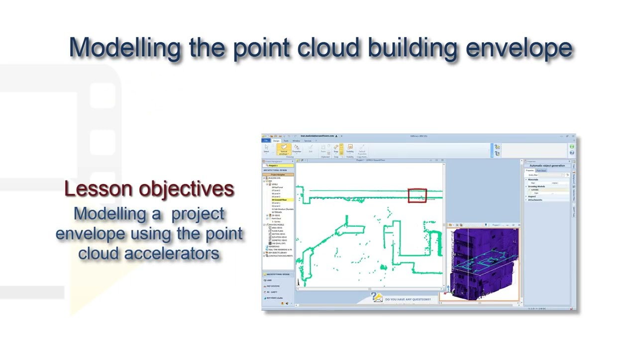 Edificius Tutorial Modelling The Point Cloud Envelope Acca Software