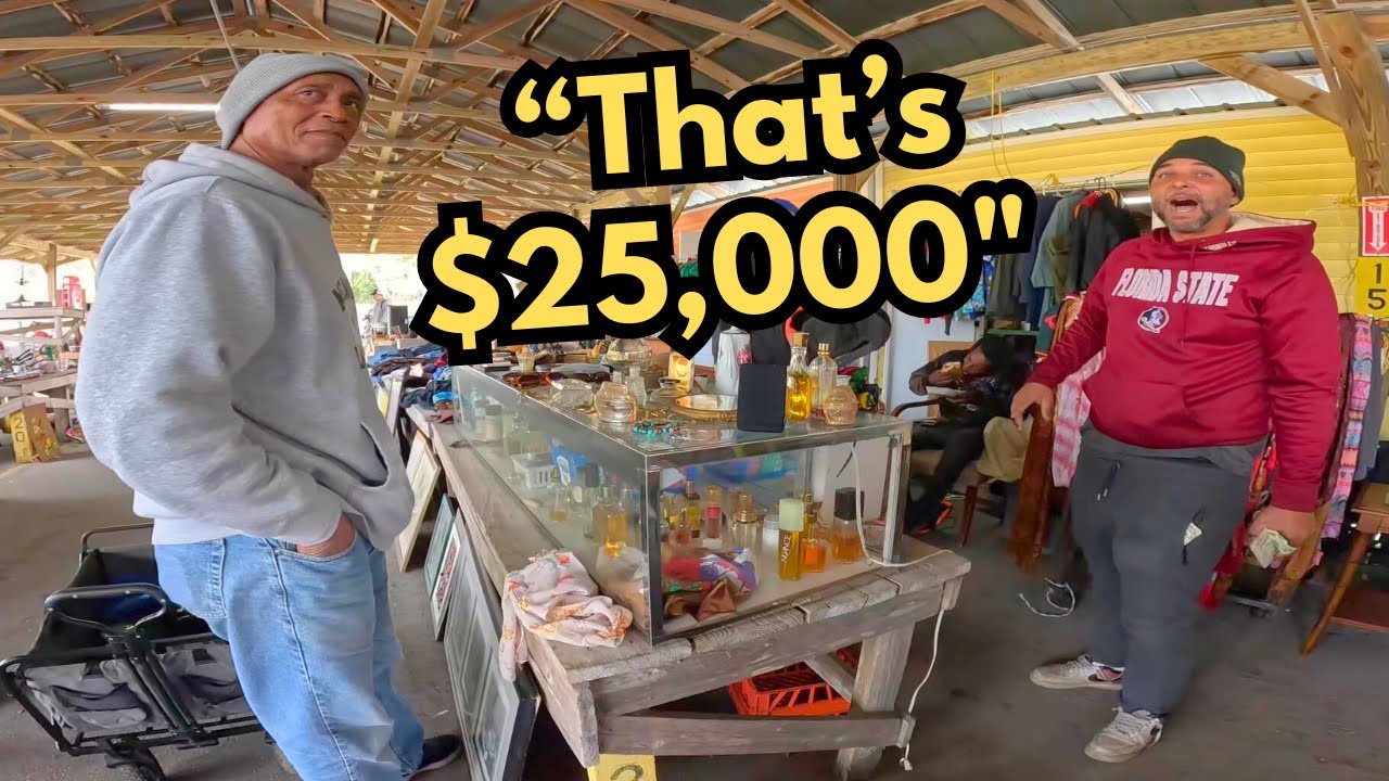 Making A Deal With This Crazy Flea Market Seller Youtube