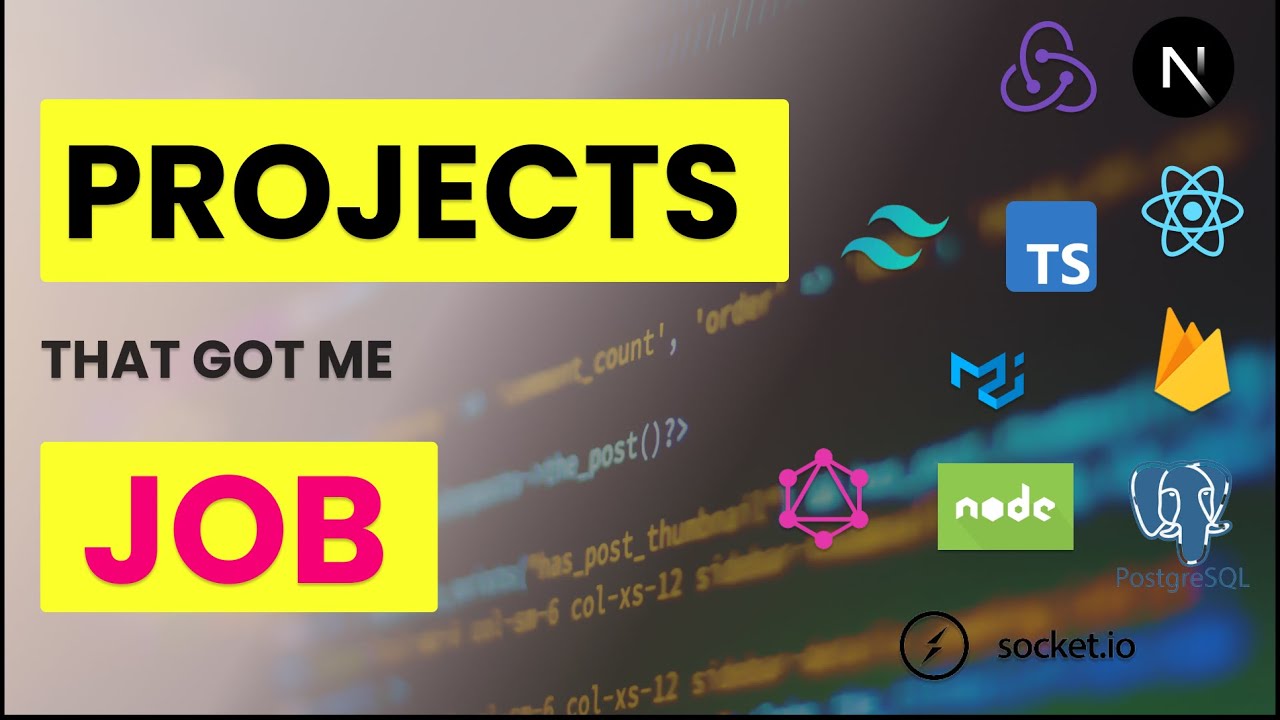Full Stack Projects That Got Me Hired Full Stack Developer Youtube
