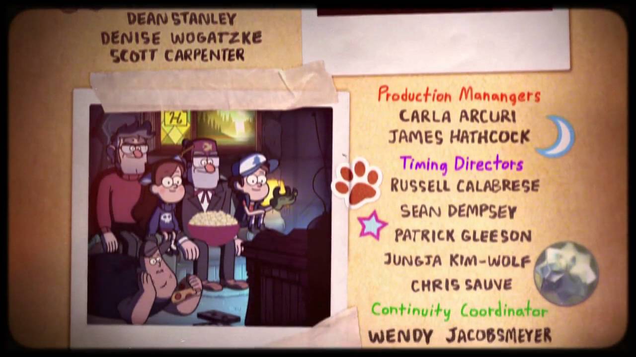 Gravity Falls Weirdmageddon 3 End Credits English Hd Youtube