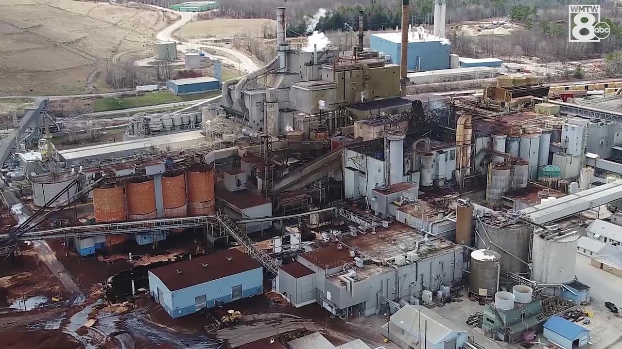 Drone Video Shows Extensive Damage Caused By Jay Mill Explosion Youtube