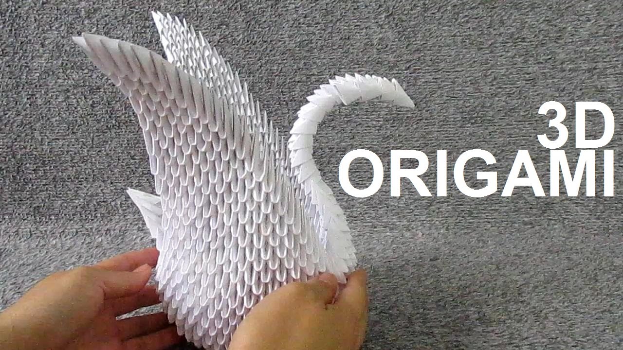 3d Origami Swan For Beginners