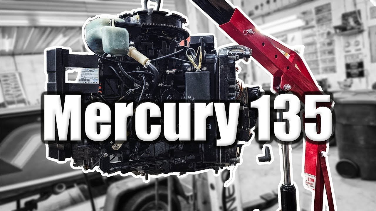 Mercury 135 Hp Powerhead Removal Youtube