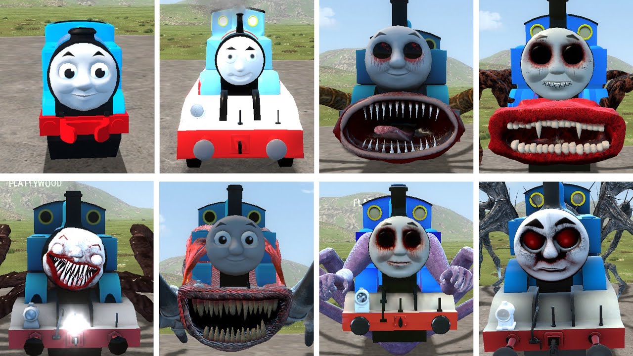 All New Update Cursed Thomas And Friends Train Monster Battle In Garry