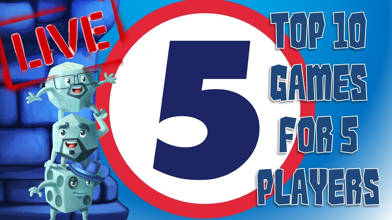 Top 10 Games For 5 Players Youtube