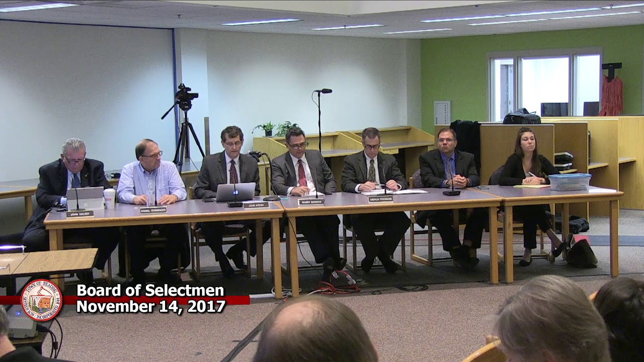 Board Of Selectmen 11 14 17 Youtube