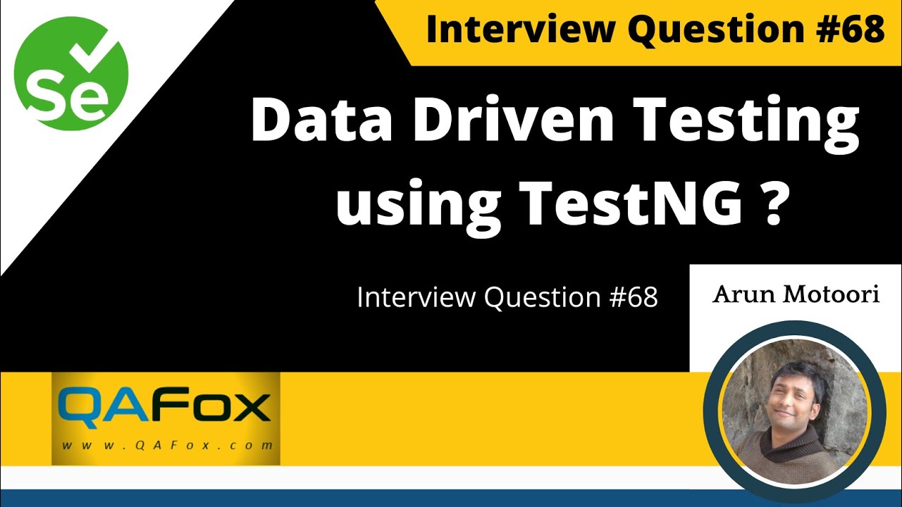 How To Implement Data Driven Testing Data Driven Framework Using