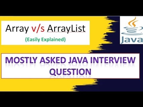 Difference Between Array And Arraylist In Java Java Interview Questions