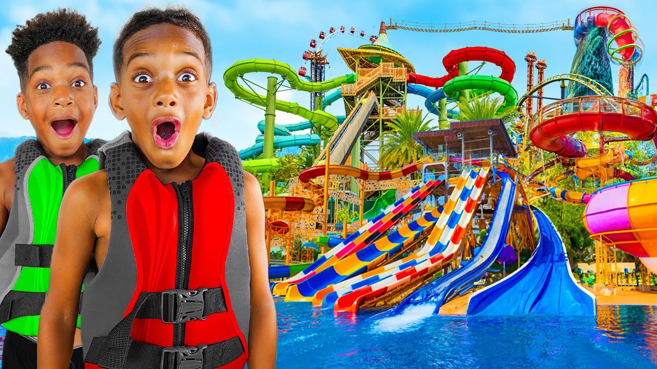 Surprising Dj Kyrie With The Best Water Park Ever The Prince Family
