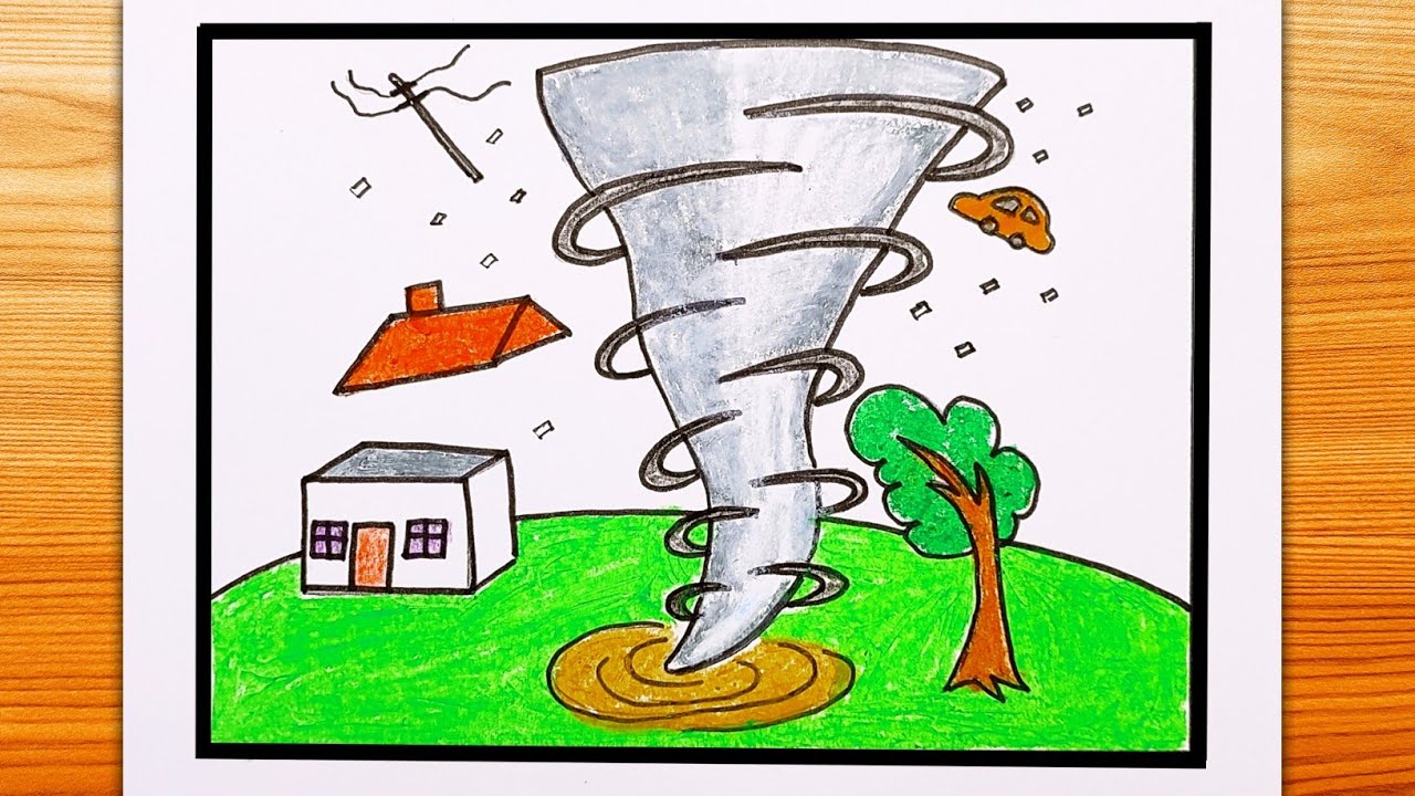 Tornado Scene Drawing 9 Thousand Tornado Scene Royalty Free Images