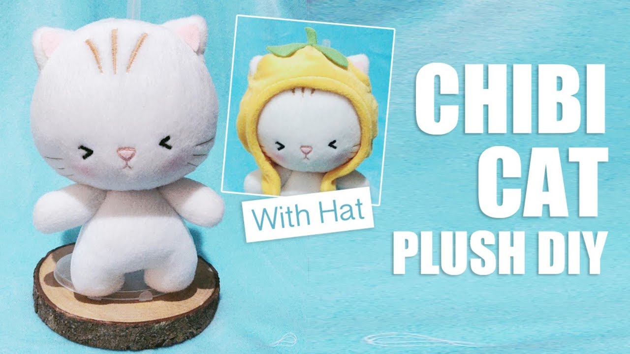 Chibi Cat Plush Diy Youtube