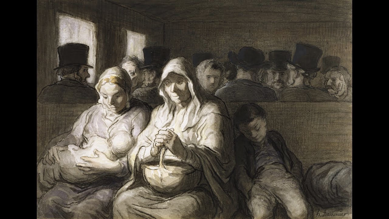 Honoré Daumier The Moral Gaze Youtube