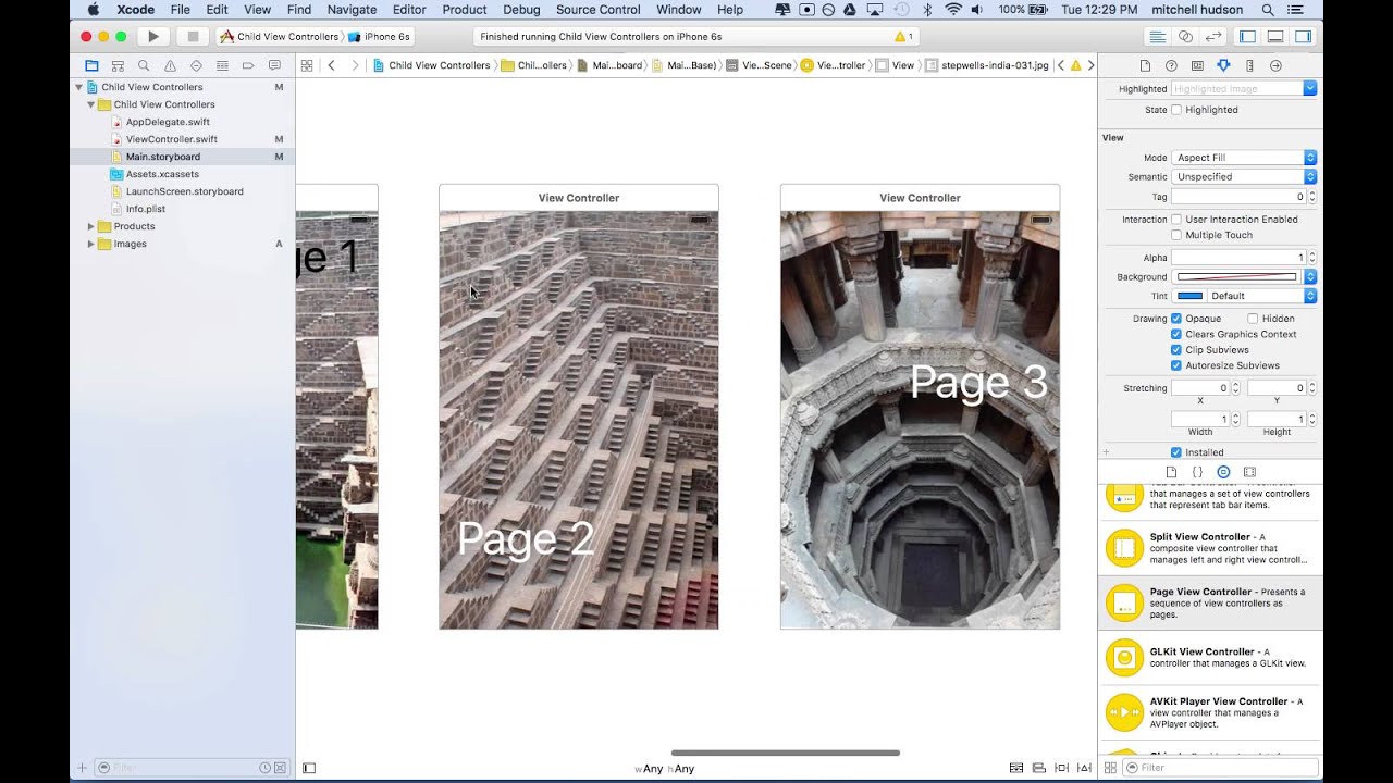 5 Pageviewcontroller Clipping And Options Youtube