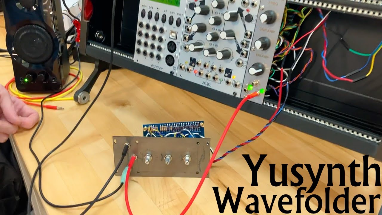 Testing Yusynth Wavefolder Built By Georgia Tech Vip Students In The