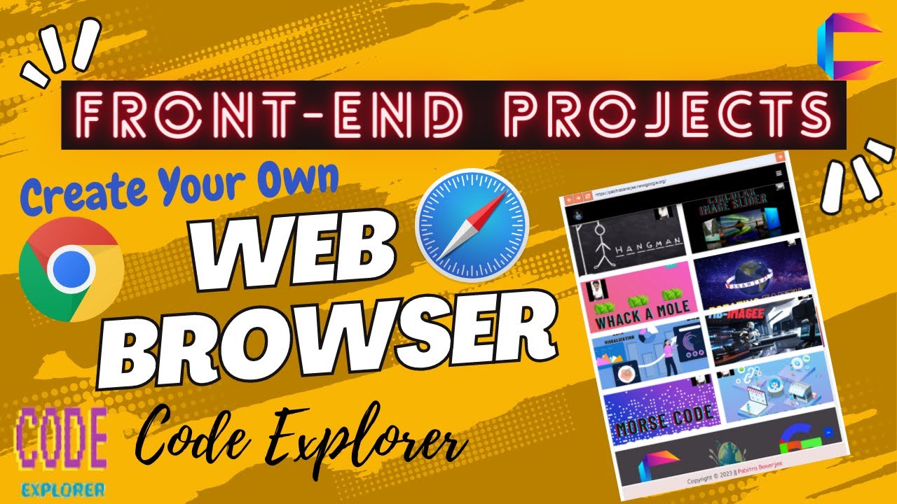 Front End Web Development Projects 05 Web Browser Code Explorer