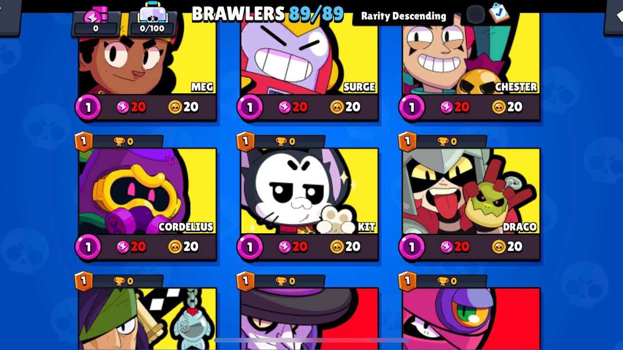 All Brawler Unlock Showcase Full Animation Youtube