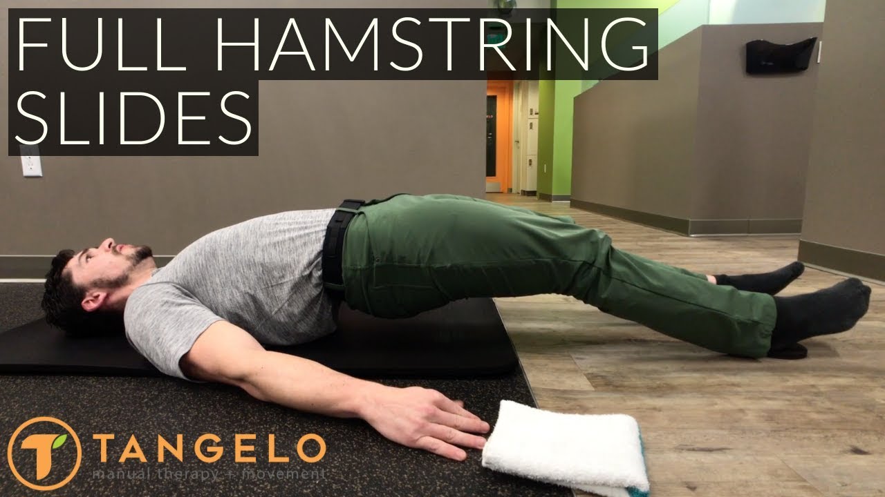 Full Hamstring Slide Exercise Tangelo Health Youtube
