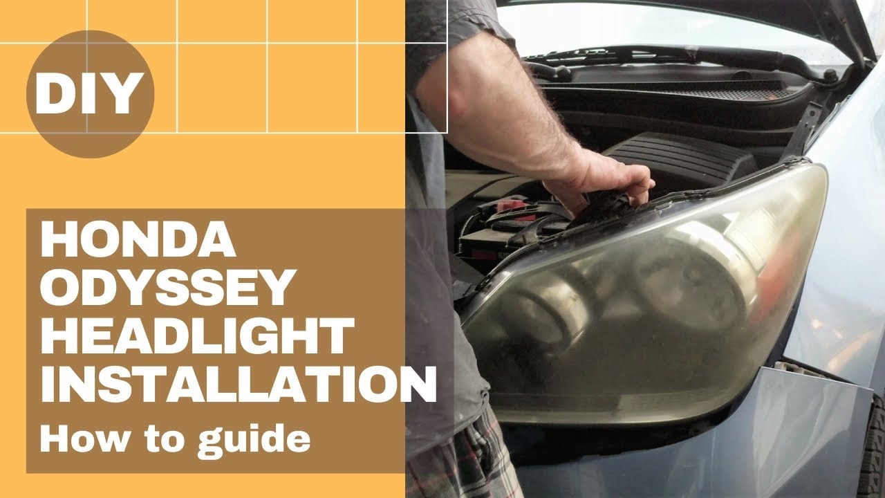 Diy Honda Odyssey Headlight Installation Youtube