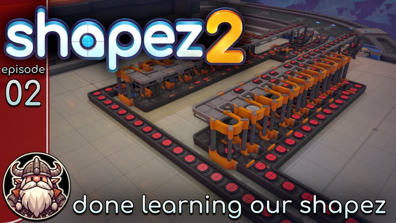 Done Learning Our Shapez E2 â Shapez 2 Youtube