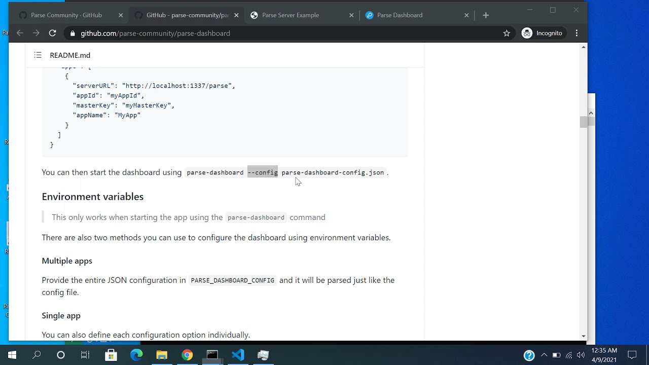Parse Dashboard Installation And Usage Youtube