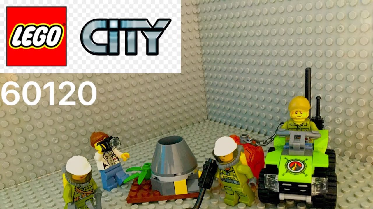 Lego City 60120 Speed Build Animation Volcano Starter Set Youtube