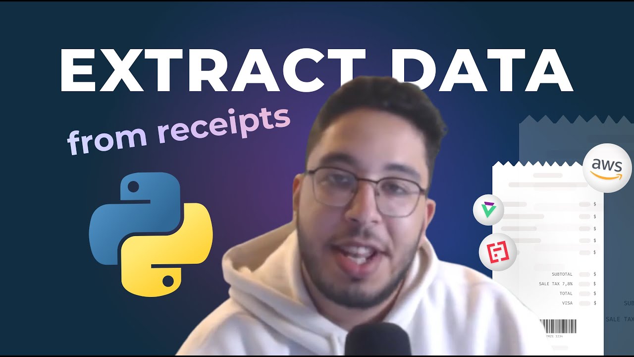 How To Extract Data From Receipts Using Python Eden Ai Youtube