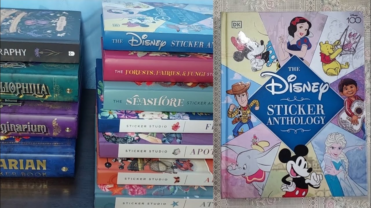 Disney Sticker Anthology Sticker Book Flip Through Youtube