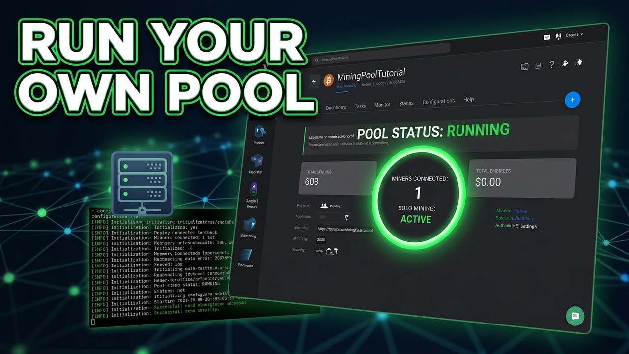 How To Setup A Mining Pool With Miningcore Youtube