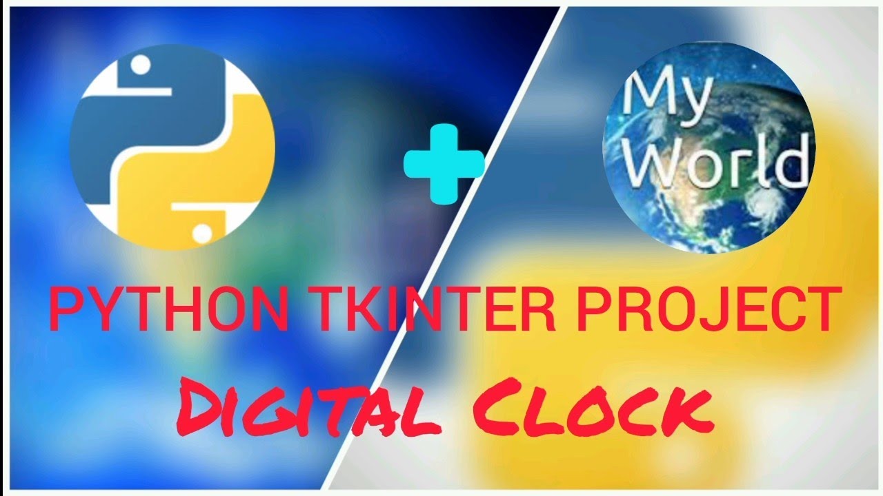Digital Clock Project Tkinter Project Python Gui Project Python