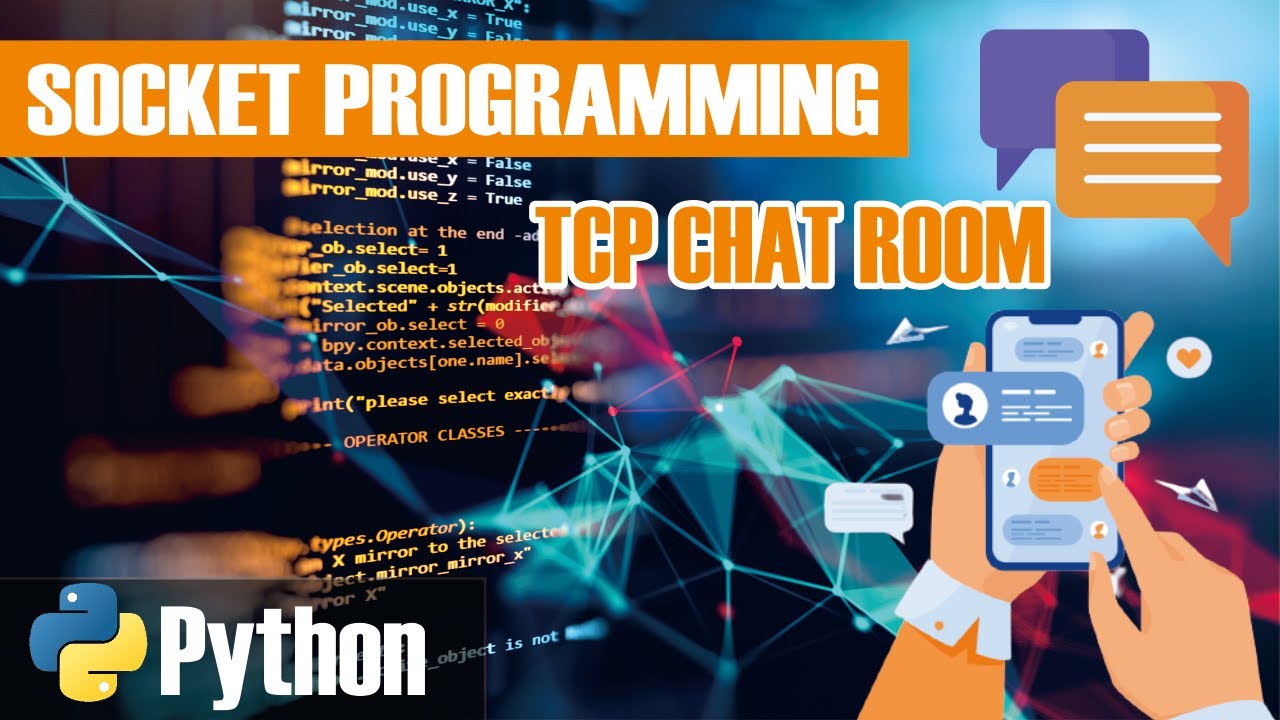 Membuat Chat Room Client Server Tcp Multithreading Python Youtube