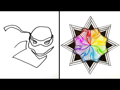 15 Easy Drawing Tricks Tutorial Drawing Kep Ghak Life Hack