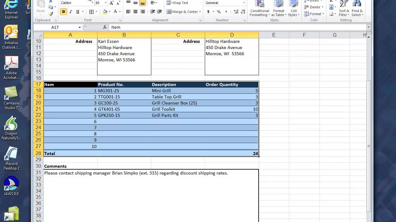 Excel Tutorial 2 Case 2 Solution Youtube