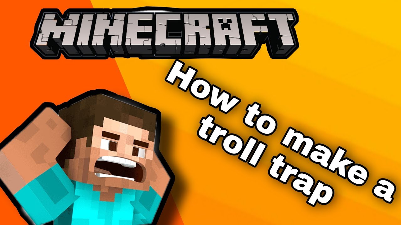How To Make Troll Trap In Minecraft Youtube