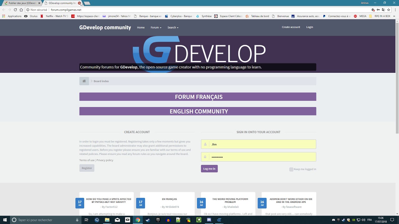 Présentation Gdevelop 5 Youtube
