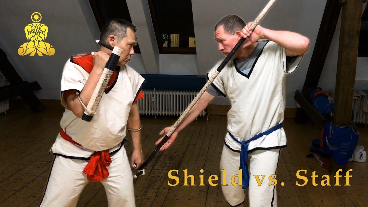 Awud Basic Shield Vs Quarterstaff Training And Techniques Offensive